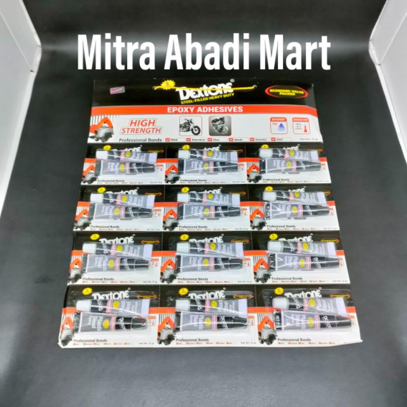 Jual Lem Dextone 5 Menit 12 Gram ORIGINAL / Lem Epoxy Adhesive | Shopee ...