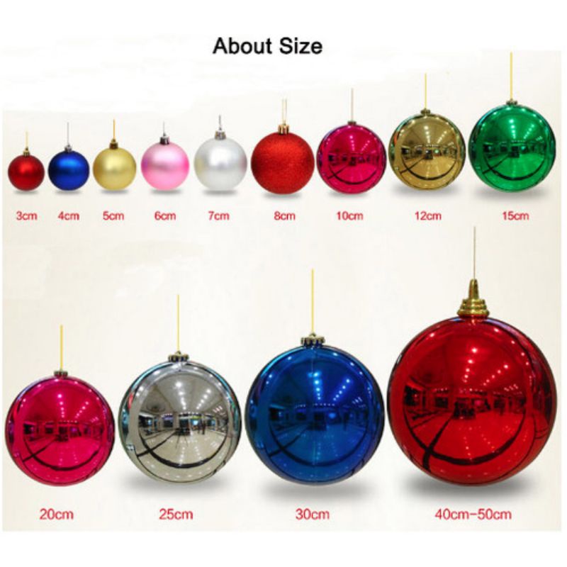 Jual Hiasan Bola Natal Besar Christmas Big Ball Ornament | Shopee Indonesia