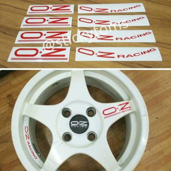 Jual Paket Stiker Velg Mobil Oz Racing Chrono Exclusive | Shopee Indonesia
