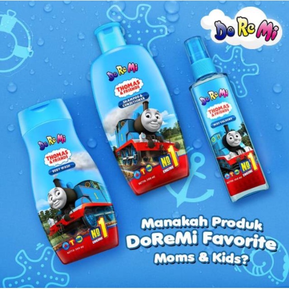 Jual Doremi Kids Hair & Body Wash / Shampoo Hijab Parfum Anak Cologne ...