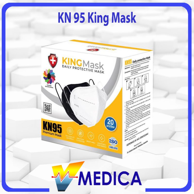 Jual Masker KN95 King Mask Masker 5ply / Masker Kesehatan | Shopee ...