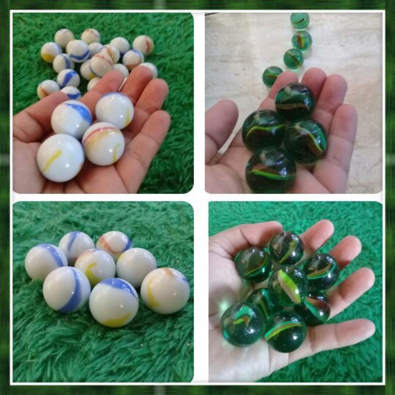 Jual kelereng gundu jumbo 2,5cm / neker / kelereng belimbing/ gundu ...
