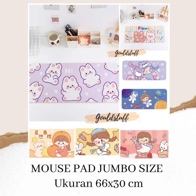 Jual MOUSE PAD JUMBO SIZE 66x30cm / MOUSE PAD BIG SIZE / MOUSE PAD ...