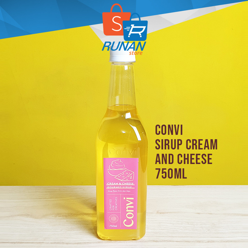 Jual Sirup Rasa Krim Keju Convi - Cream and Cheese Gourmet Syrup 750ml ...