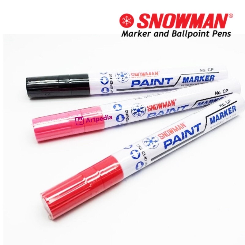 Jual Spidol Snowman Paint Marker No. CP / Snowman Paint Marker Warna ...