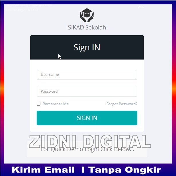 Jual Aplikasi LMS SIKAD Sekolah Lengkap Inilabs Full PHP Code Igniter ZIDNI DIGITAL OFFICIAL ...