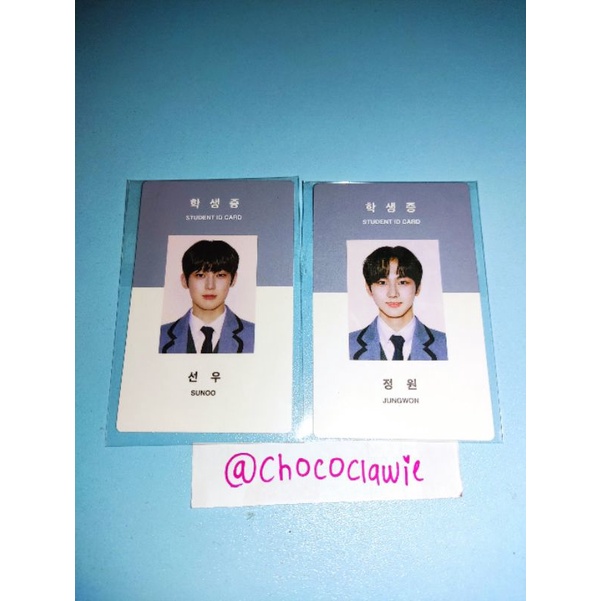 Jual ID CARD SEASON GREATING ENHYPEN JUNGWOON SUNOO | Shopee Indonesia