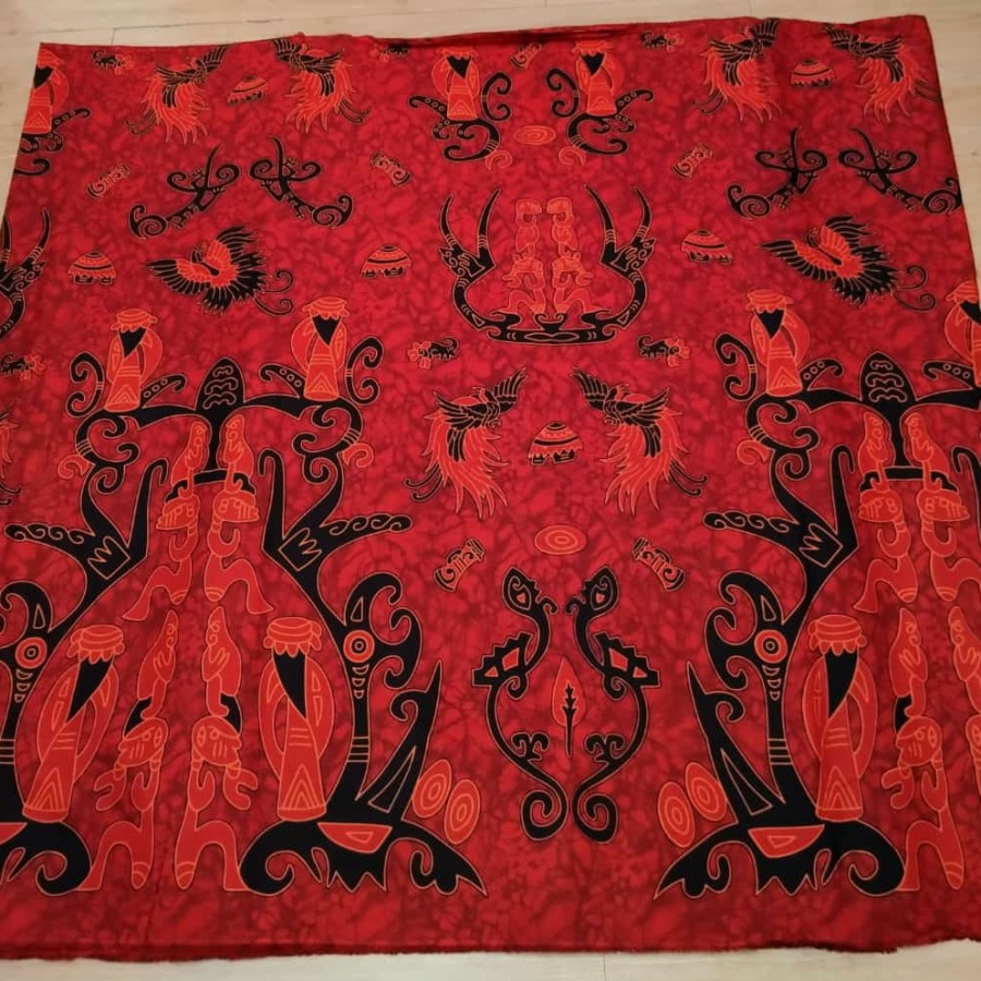 Jual Kain Batik Primisima motif papua merah new | Shopee Indonesia