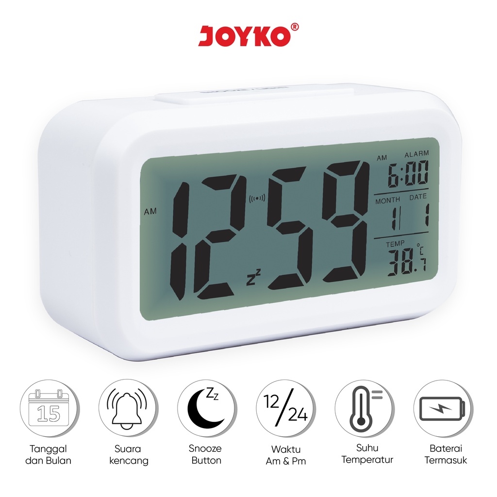 Jual Jam Beker Dering Digital Alarm Clock Joyko ALCL-602D | Shopee ...