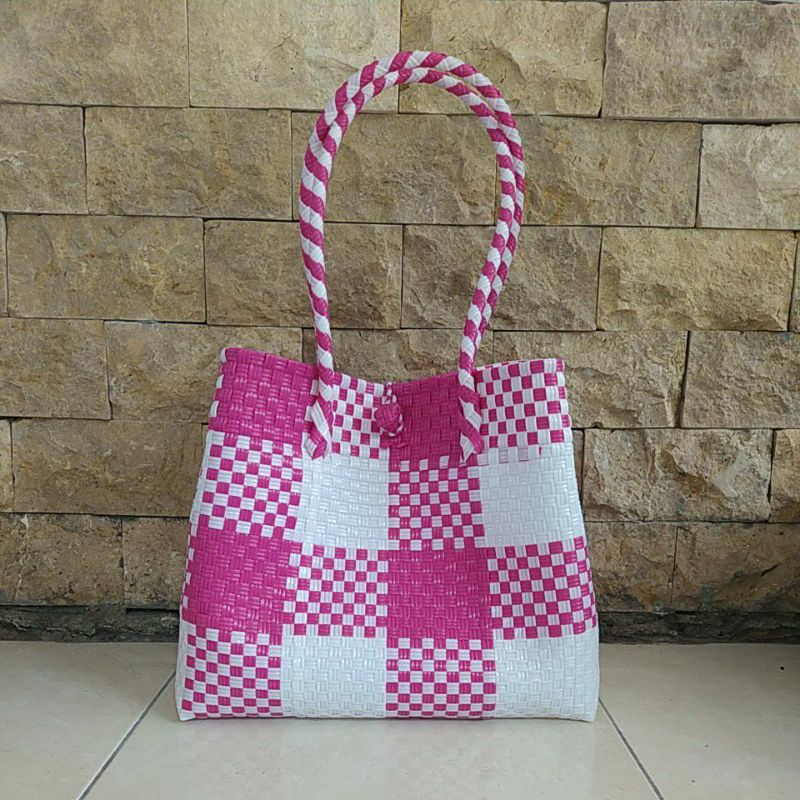 Jual Tas Jali Jali Anyaman Plastik Premium (Daraja) | Shopee Indonesia