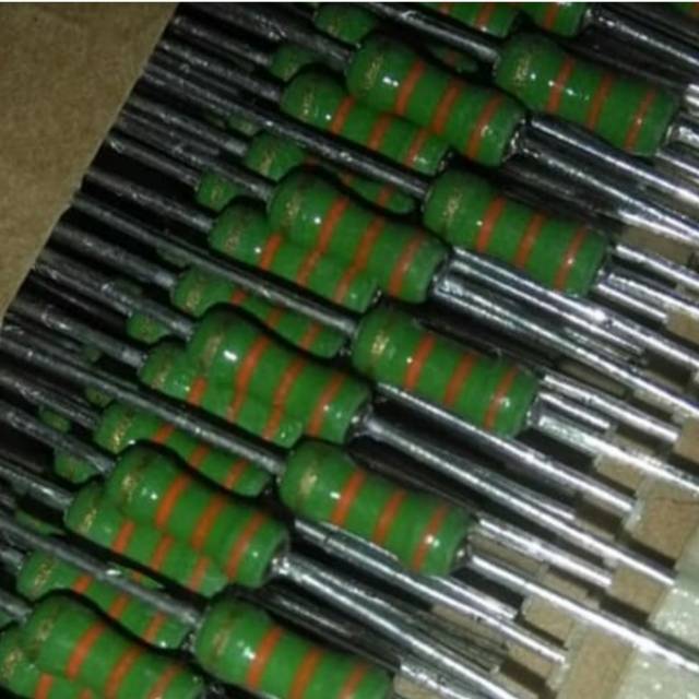 Jual Resistor 33ohm punk 1/4watt kaki tembaga /100pcs | Shopee Indonesia