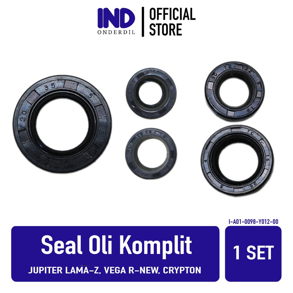 Jual IND Onderdil Sil-Seal Oli-Oil Assy Set-Kit-Komplit-Lengkap Jupiter Lama-Z & Vega R-New ...