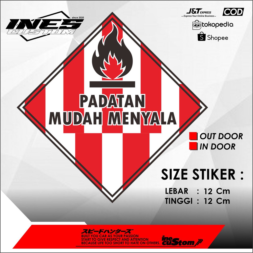 Jual stiker limbah b3 stiker logo limbah berbahaya | Shopee Indonesia