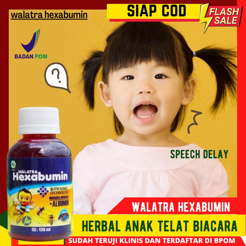 Jual Walatra Hexabumin Nutrisi Untuk Anak usia 6 tahun terlambat bicara ...