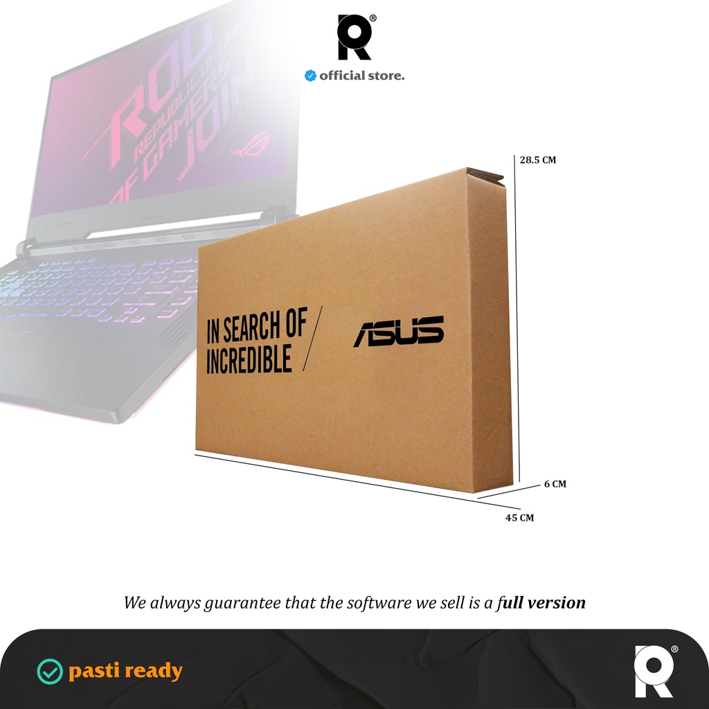 Jual BOX LAPTOP ASUS 1 SET | 45x6x28.5 cm | Kardus Laptop | Shopee ...