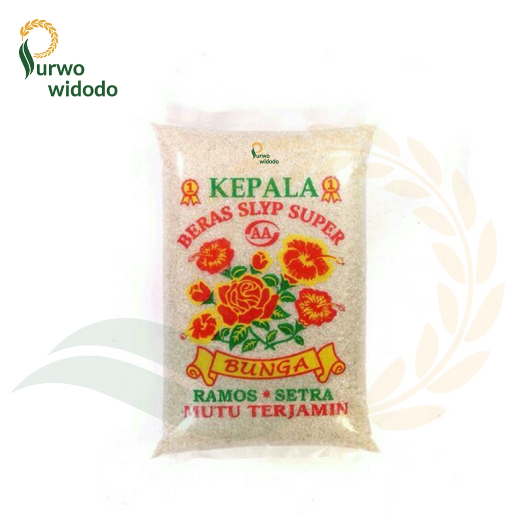 Jual Beras Slyp Super Cap Bunga 5 kg | Shopee Indonesia