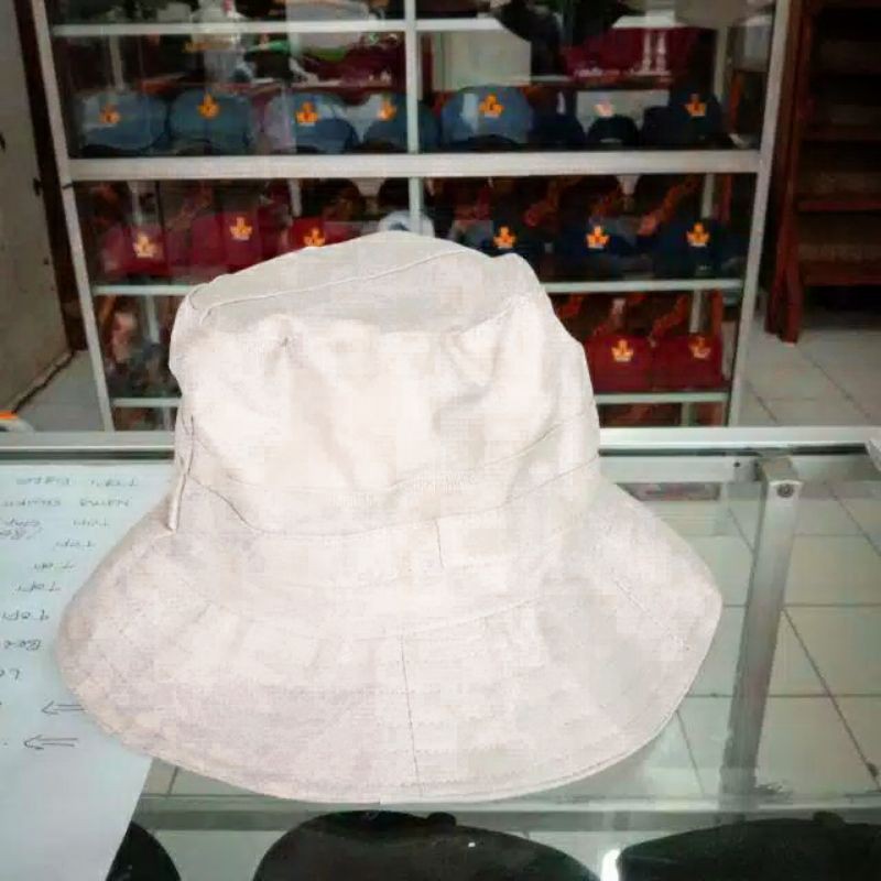 Jual topi rimba/ topi gunung bordir/ bucket hat/ topi baret bordir ...