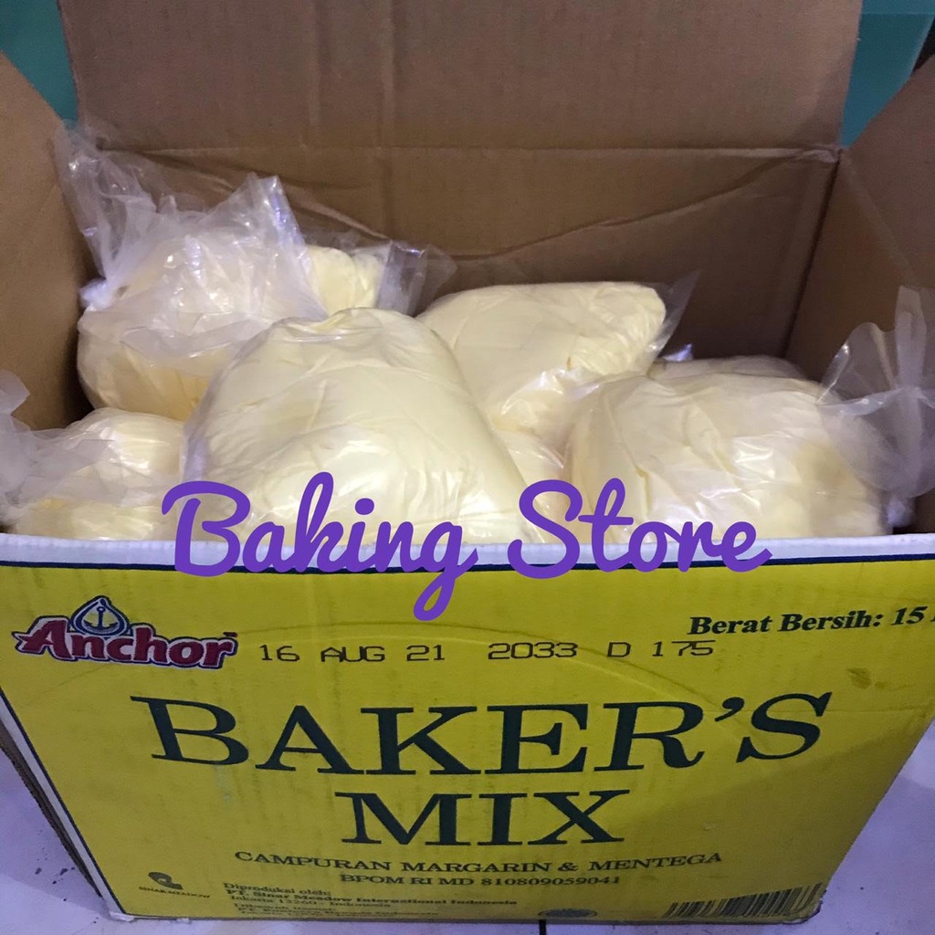 Jual Anchor Bakers Mix Mix Butter Blend 1kg | Shopee Indonesia