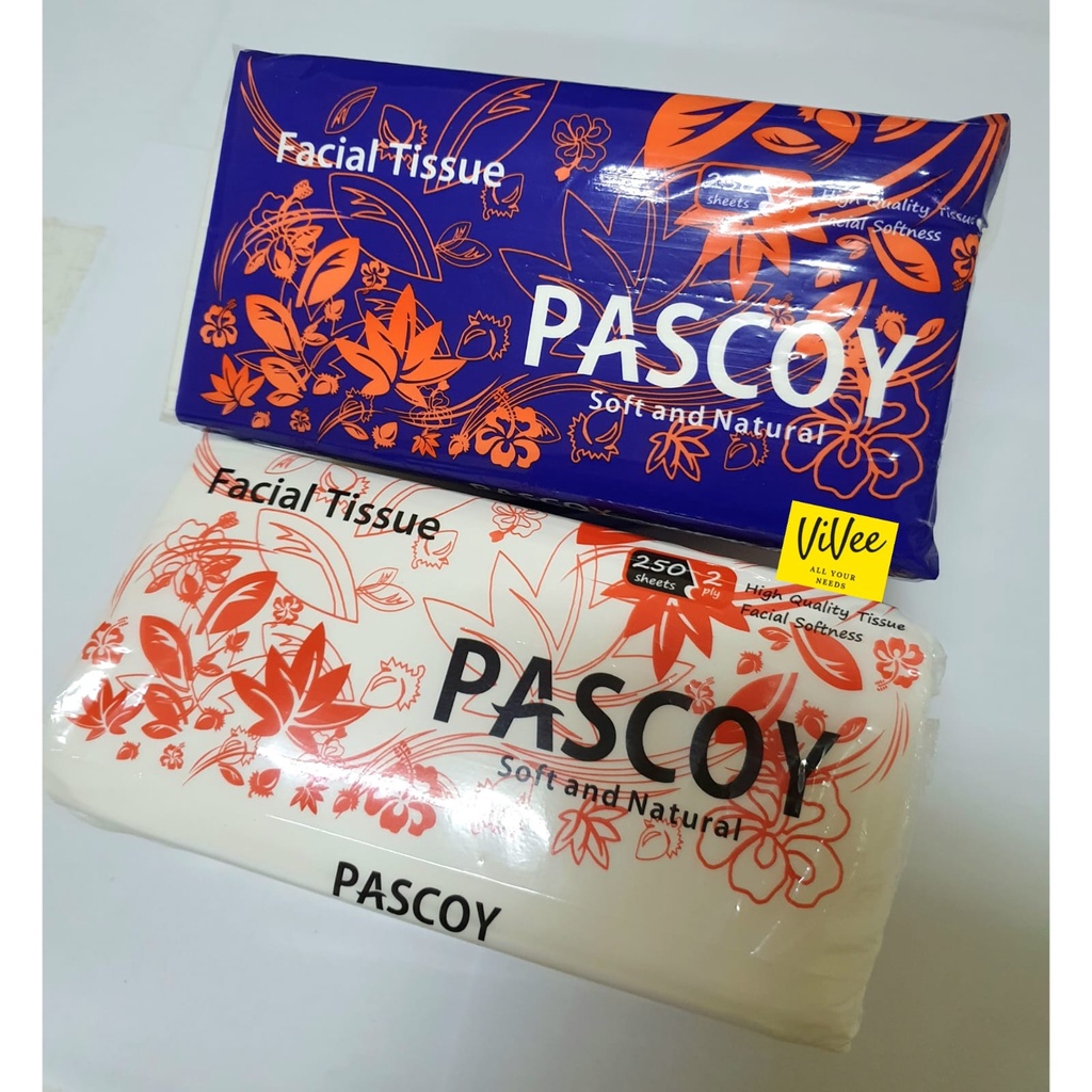 Jual TISU PasCoy 250 sheets Facial tissue !! | Shopee Indonesia