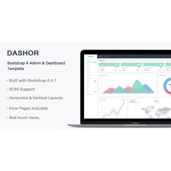 Jual Dashor Admin Dashboard - GPL | Shopee Indonesia