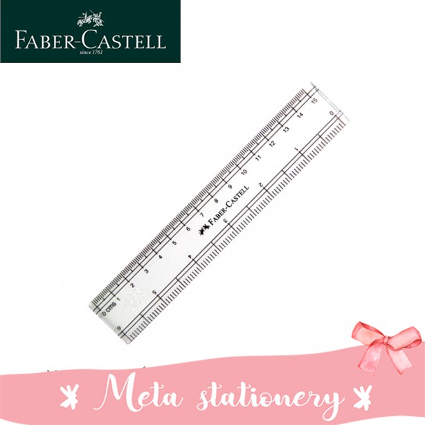Jual Penggaris Faber Castell 15cm | Shopee Indonesia