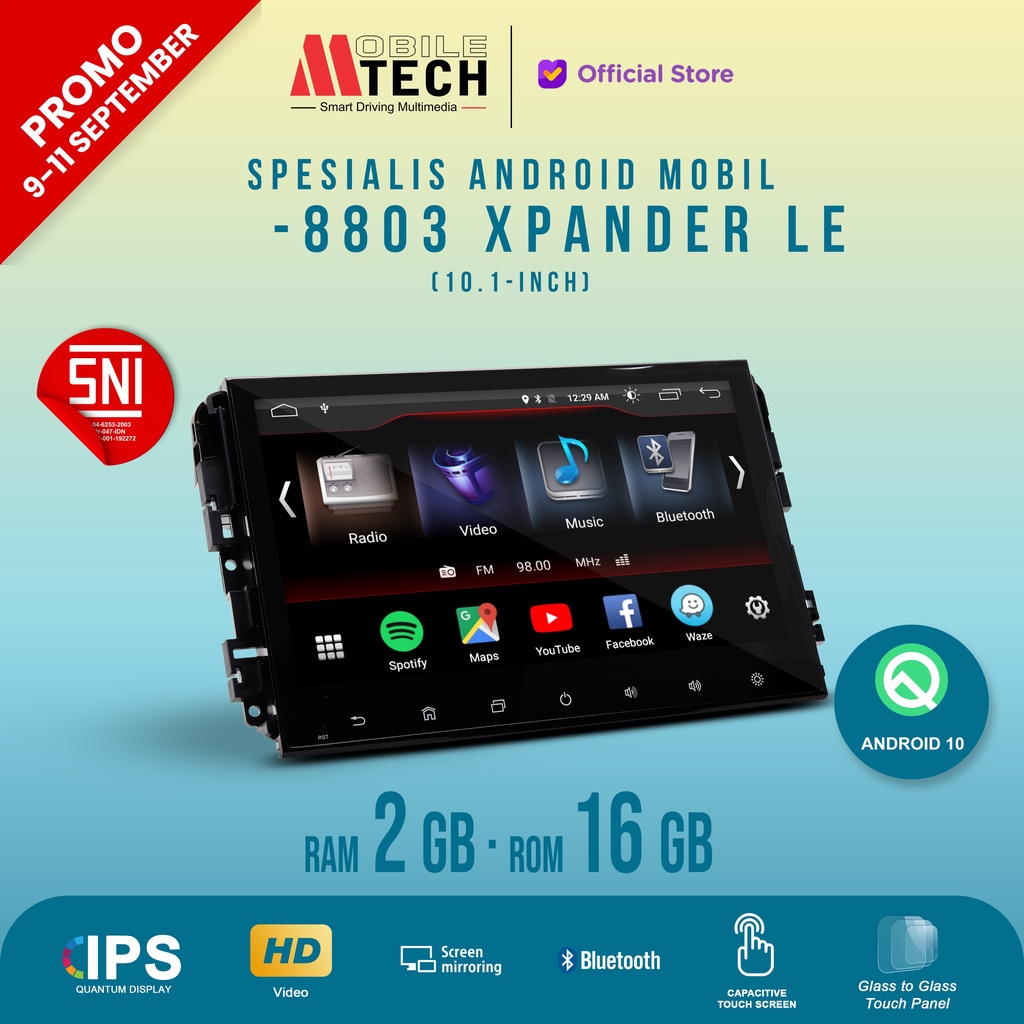 Jual Mobiletech - Headunit Double Din Mm-8803 Xpander Le Mobile Tech | Shopee Indonesia