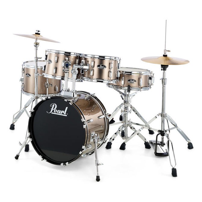 Jual Pearl Drum Roadshow 5-piece Complete Drum Set with Cymbals RS525SB | Shopee Indonesia