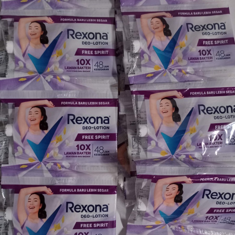 Jual rexona deo lotion free spirit sachet 9 gr | Shopee Indonesia
