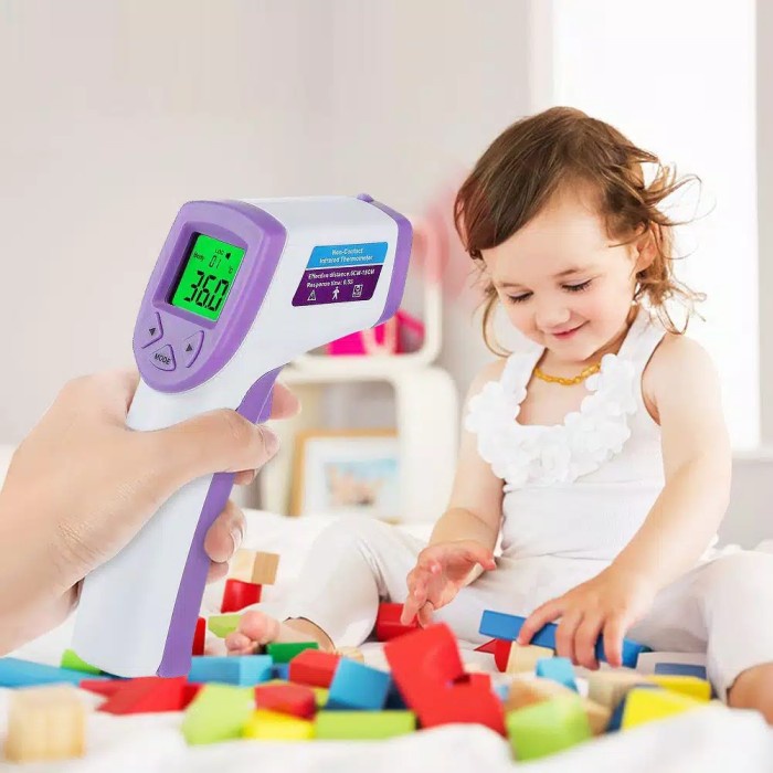 Jual Thermometer Infrared Gun Suhu Badan Tubuh Termometer Digital ...