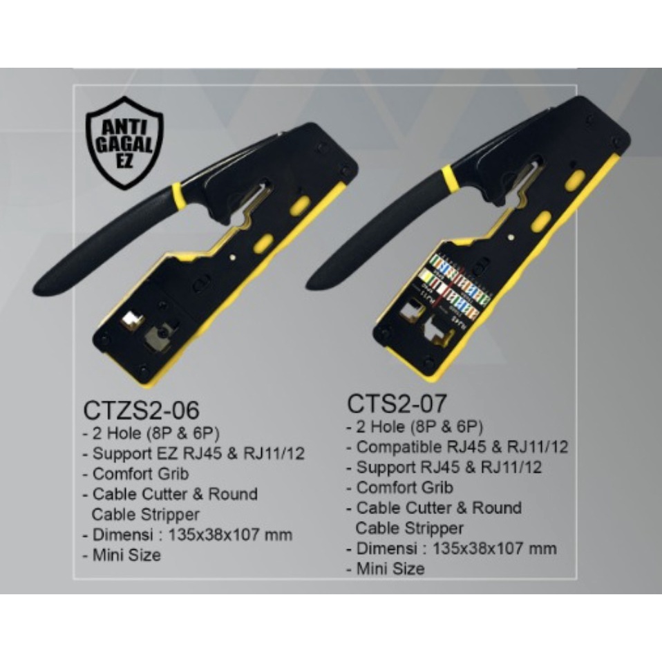 Jual Pro-XP Crimping Tool CTZS2-06 dan CTS2-07 | Shopee Indonesia