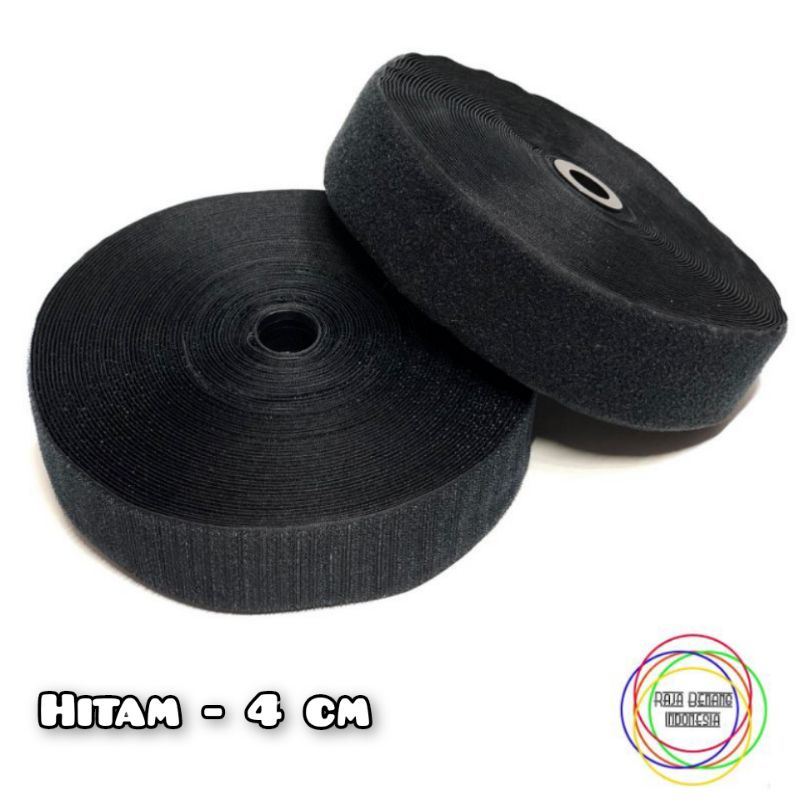 Jual Velcro Set / Perekat Hitam dan Putih ( halus - kasar )-meteran ...