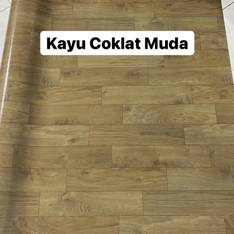 Jual KARPET VINYL LANTAI IMPORT MOTIF KAYU / MARMER PERLAK WALLPAPER ...