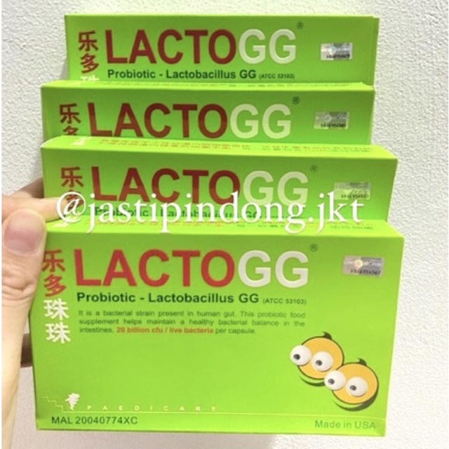 Jual (READY STOCK) LACTO GG Probiotic Lactobacillus 30 capsules LactoGG ...
