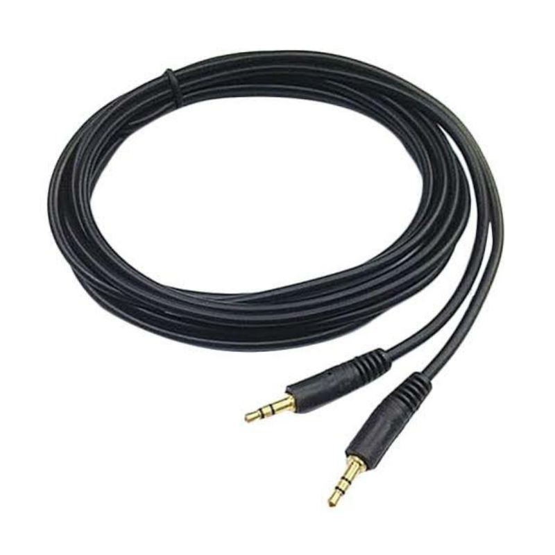 Jual KABEL AUDIO AUX 1-1 JACK 3.5MM (MALE TO MALE) | Shopee Indonesia