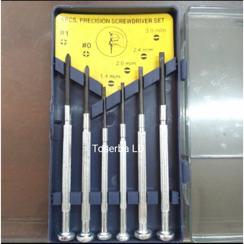 Jual Obeng set kacamata jam 6pc | Shopee Indonesia