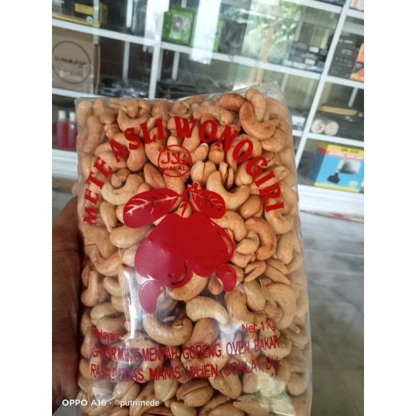 Jual Kacang mete goreng rasa original kemasan 1kg | Shopee Indonesia