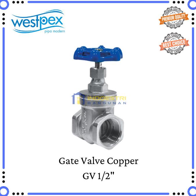Jual Gate Valve Westpex Gv 1/2 Inch (1/2 Inch & Kuningan) | Shopee ...