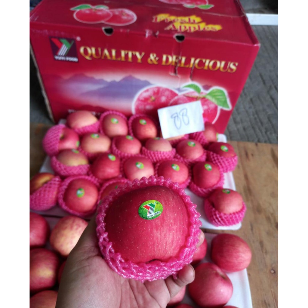 Jual Apel Fuji Yuyi Premium 1 DUS (17 KG) Fresh Import | Shopee Indonesia