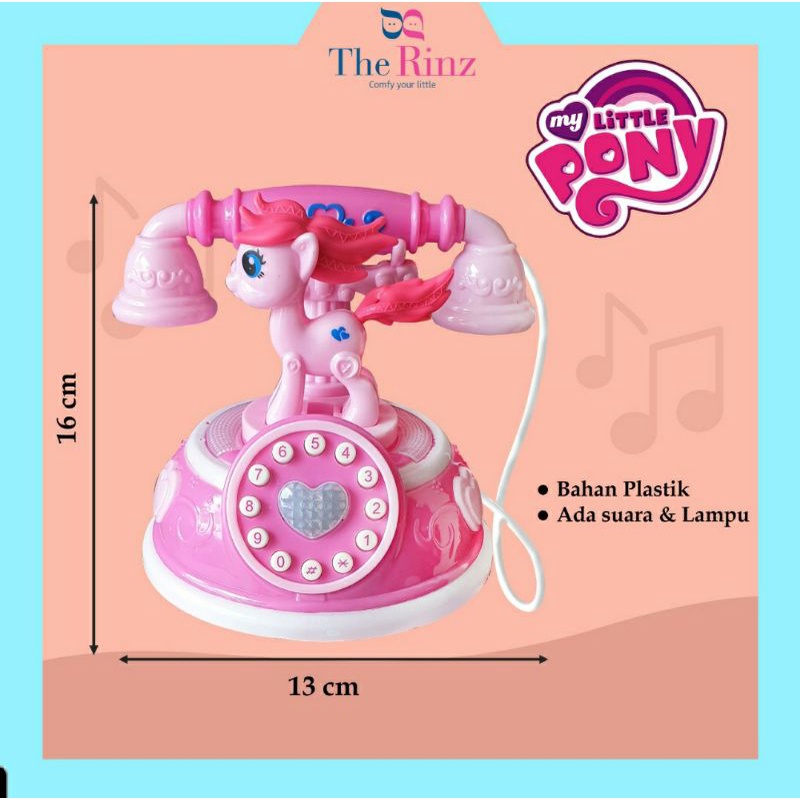 Jual Mainan telephone anak little Pony mainan telepon kuda pony ...