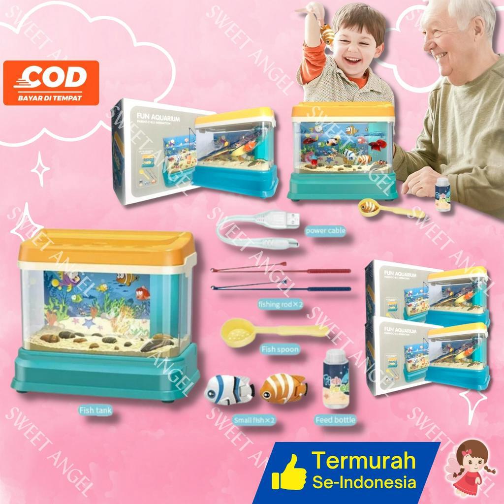 Jual Mainan Anak Simulasi Pancing Ikan di Aquarium ~ FUN AQUARIUM (CY ...