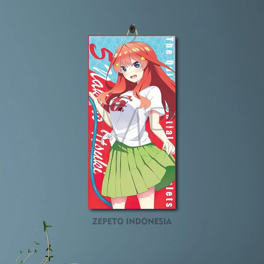 Jual POSTER DINDING ANIME ITSUKI NAKANO AESTHETIC GOTOUBUN 15X30 HTHAX ...