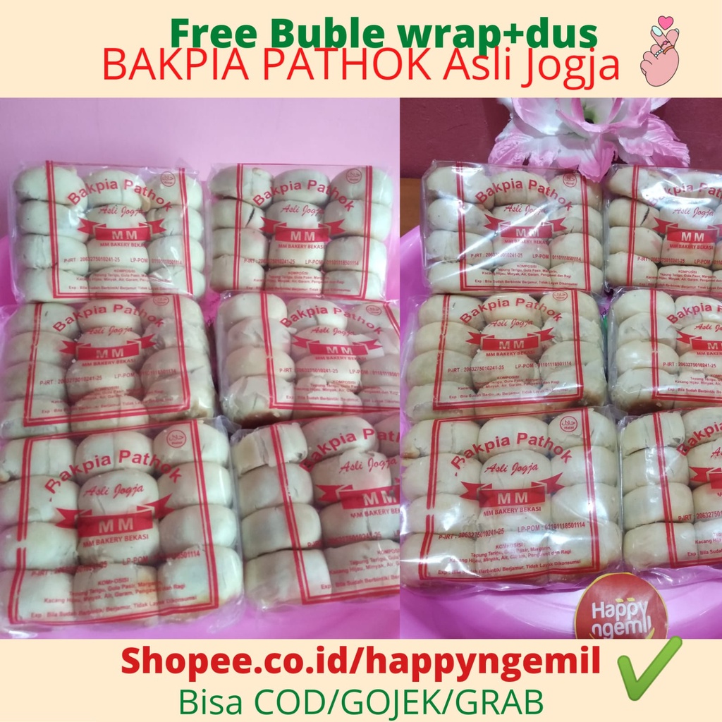 Jual Bakpia Pathok Kacang Ijo 5 Bungkus | Shopee Indonesia