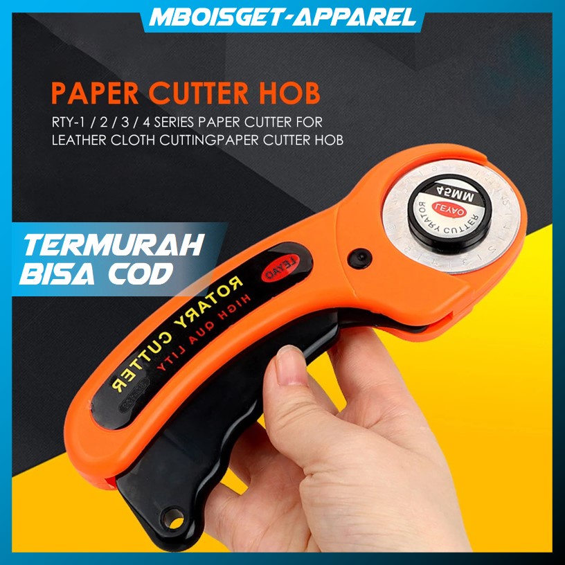 Jual MBOISGET - Leyao Cutter Rotary Roller Blade 45mm - SD-100 - Orange ...