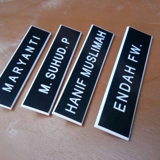 Jual Name tag | nama dada | nama baju | Shopee Indonesia