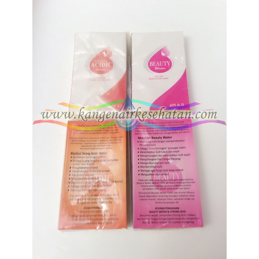 Jual Sticker Stiker Strong Acid Dan Beauty Water MODEL AIR - Isi 2 Pack ...