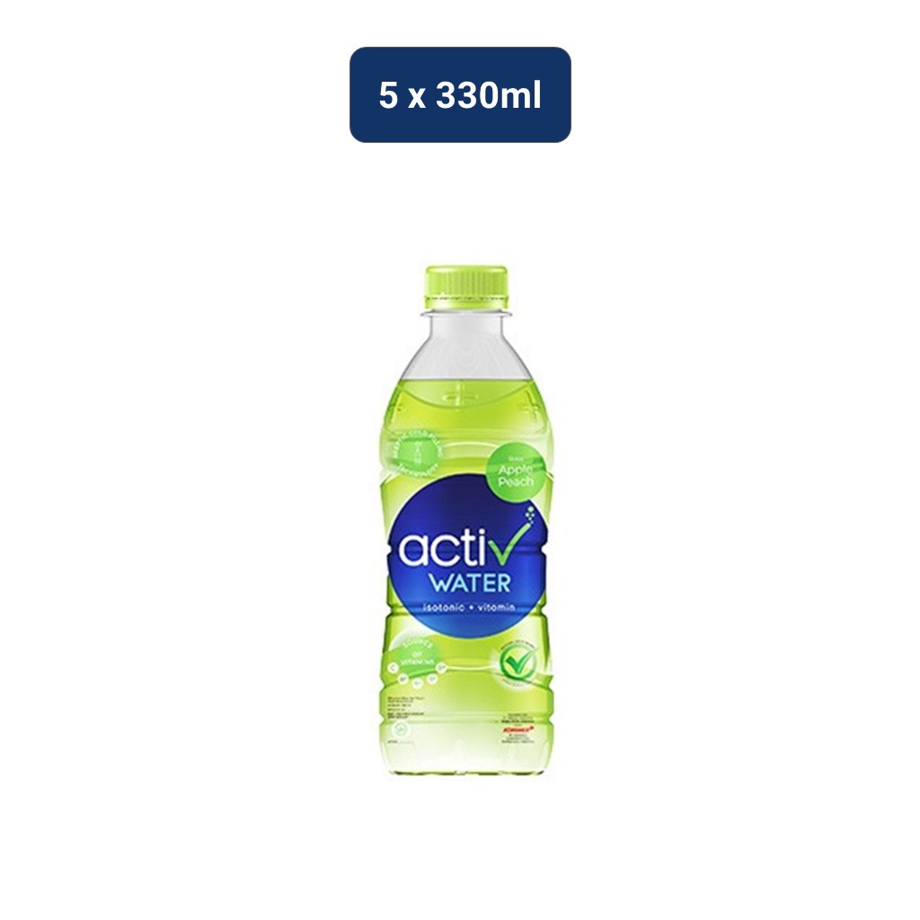 Jual Activ Water Apple Peach 5 x 330 mL | Shopee Indonesia