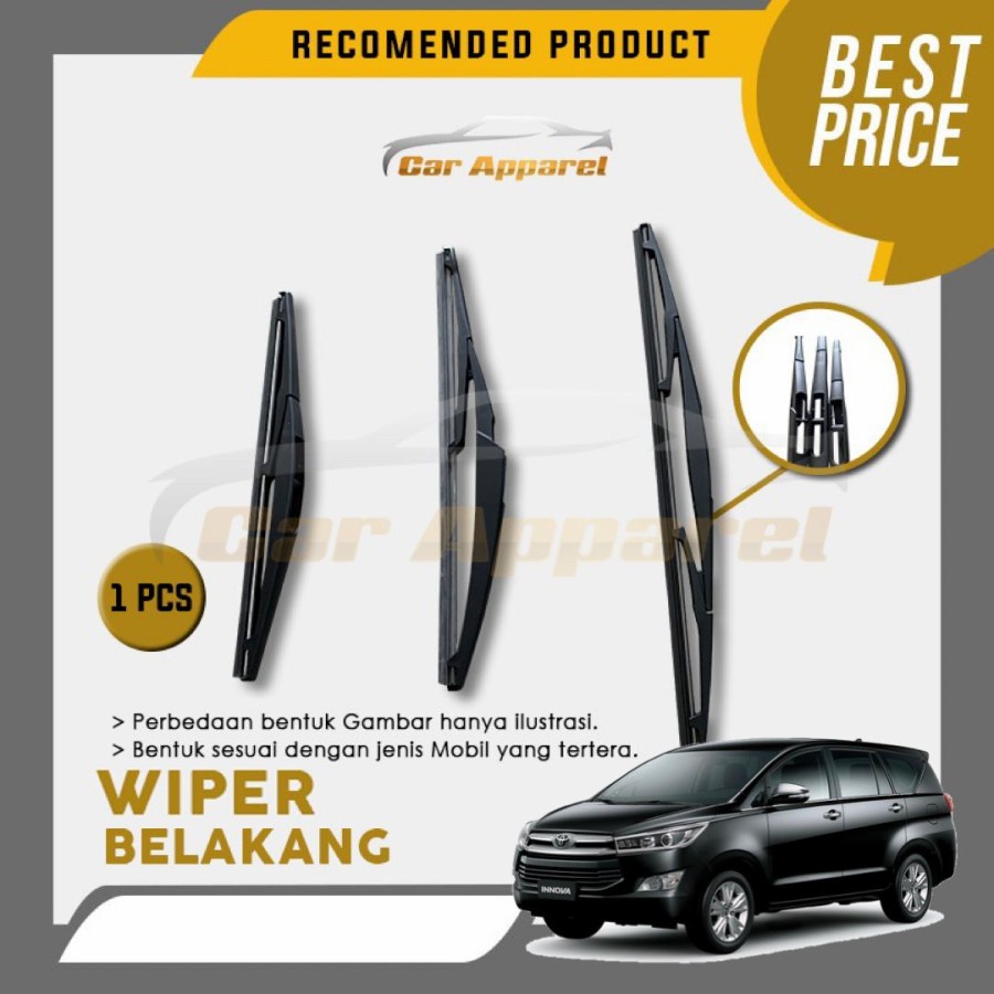 Jual Wiper Belakang New Innova Reborn 12 INCH / Rear Wiper Innova ...