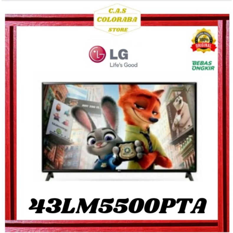 Jual TV LG 43LM5500PTA TV LG FULL HD 43 INCH BASSIC 43LM5500 LM5500PTA 43LM55 LM550 | Shopee ...