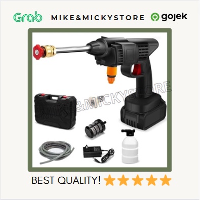 Jual Alat Cuci Mobil Jet Washer Portable Water Spray Gun Cordless ...