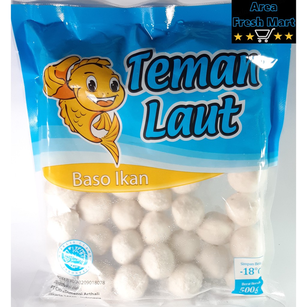 Jual Teman laut baso ikan dan udang atau cumi atau scallop 500 gram ...